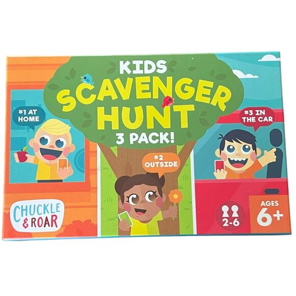 Chuckle & Roar | Toys | Chuckle And Roar Kids Scavenger Hunt 3gamepack ...